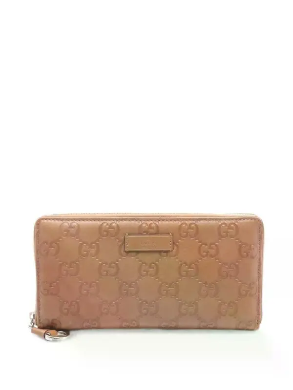 Gucci 2010s Guccissima Zip-around Wallet