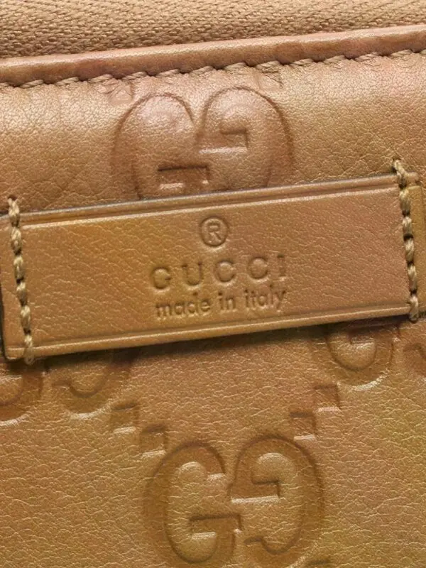 Gucci 2010s Guccissima Zip-around Wallet