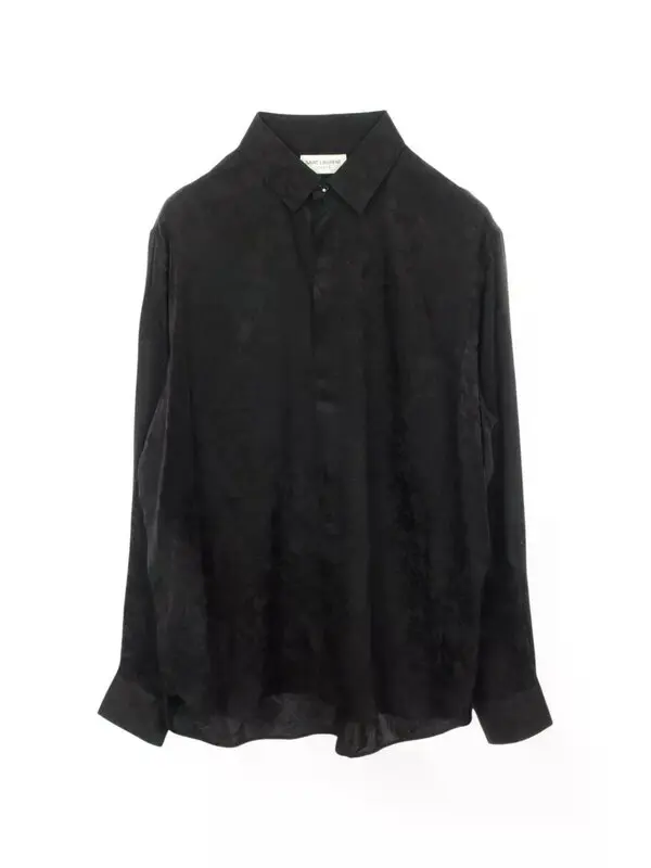 Saint Laurent 2010s Floral-jacquard Shirt