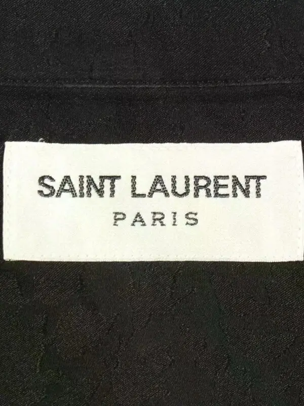 Saint Laurent 2010s Floral-jacquard Shirt