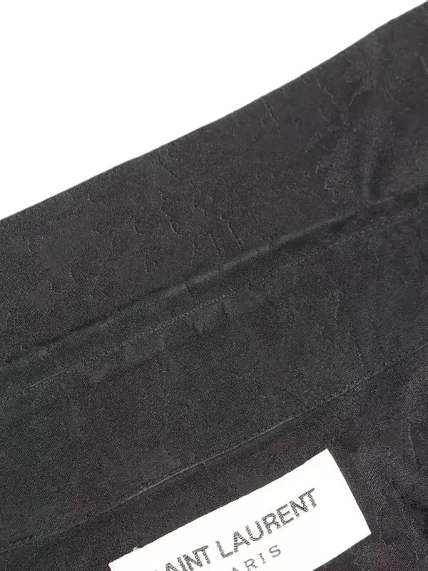 Saint Laurent 2010s Floral-jacquard Shirt