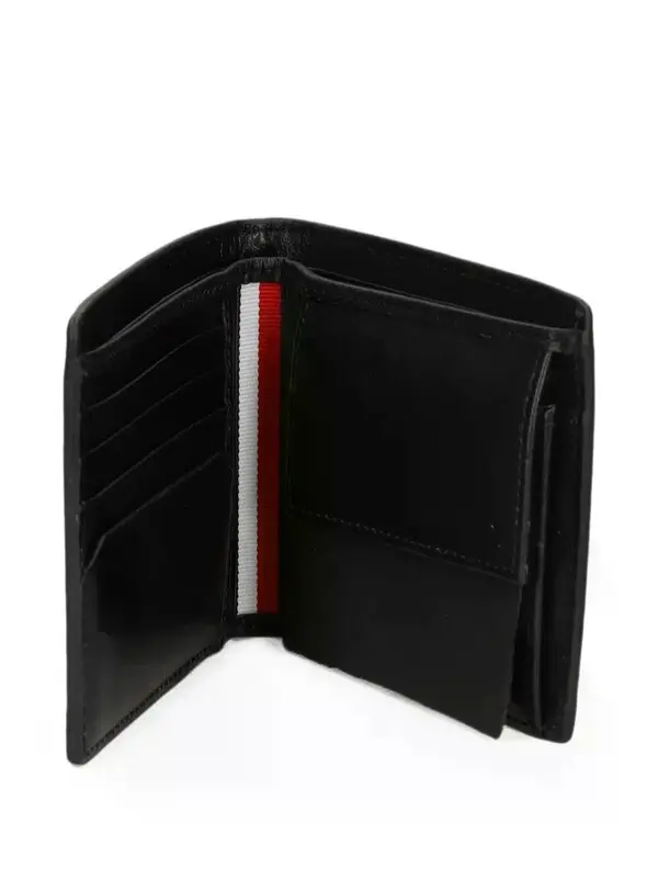 Tommy Hilfiger Logo-plaque Pebbled-leather Wallet