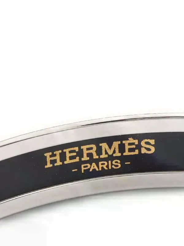 Hermès Enamel Celtic Knot Bangle Bracelet