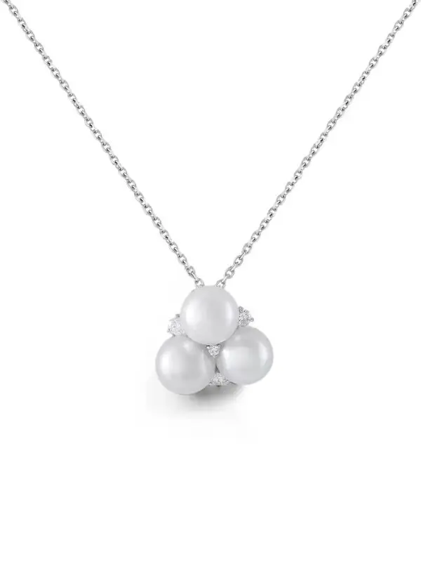 ASSAEL Pearl And Diamond Necklace