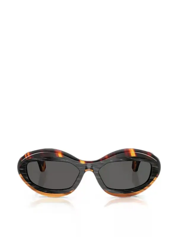 ALAIN MIKLI Cat-eye Frame Sunglasses - Brown