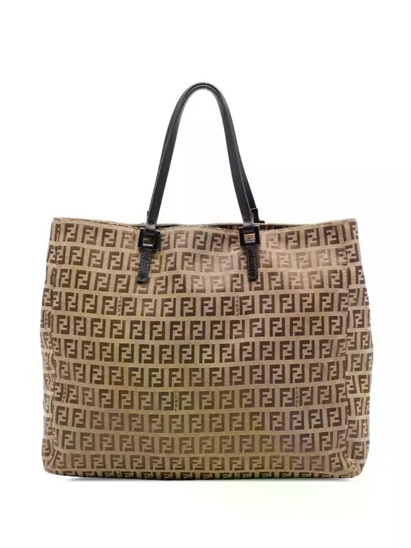 Fendi Zucchino Canvas Tote Bag