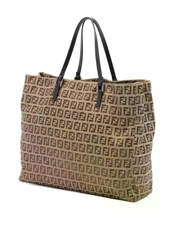 Fendi Zucchino Canvas Tote Bag