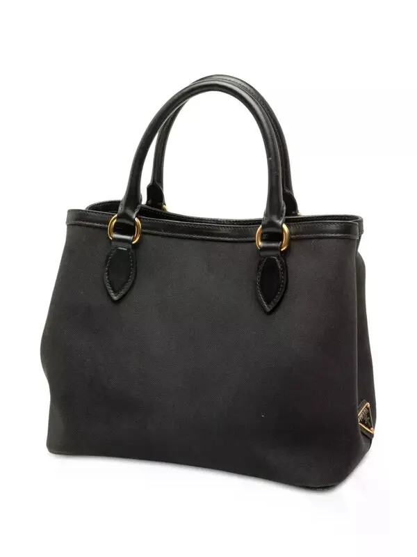 Prada 2013-2026 Canvas Canapa Logo Satchel