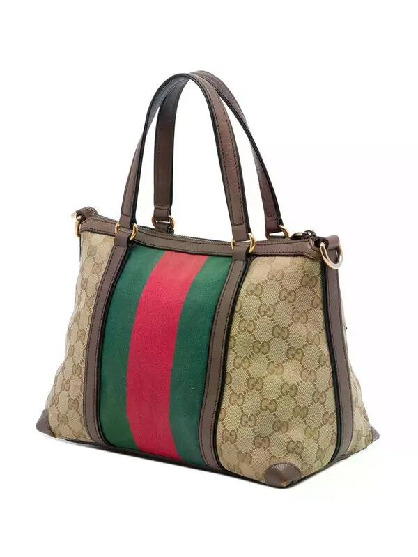 Gucci 2016-2026 Gg Canvas Web Satchel