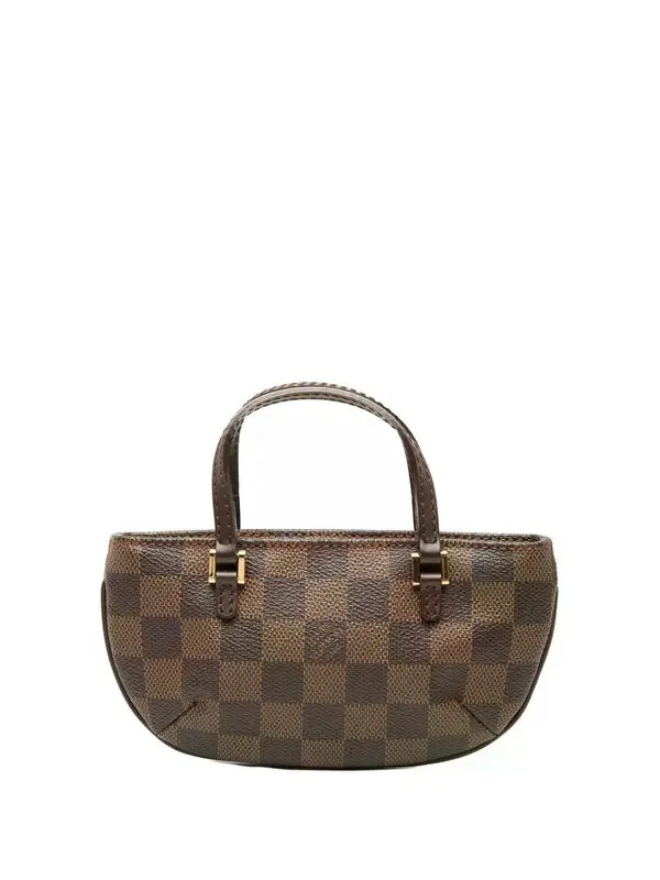LOUIS VUITTON Damier Ebene Manosque Pochette Handbag