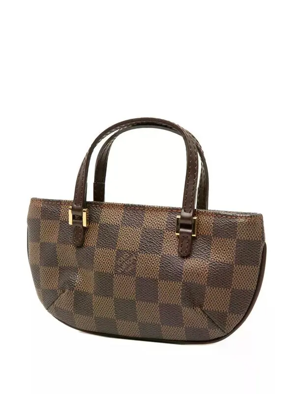 LOUIS VUITTON Damier Ebene Manosque Pochette Handbag