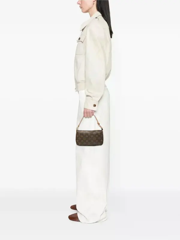 LOUIS VUITTON 2002 Monogram Pochette Accessoires Shoulder Bag