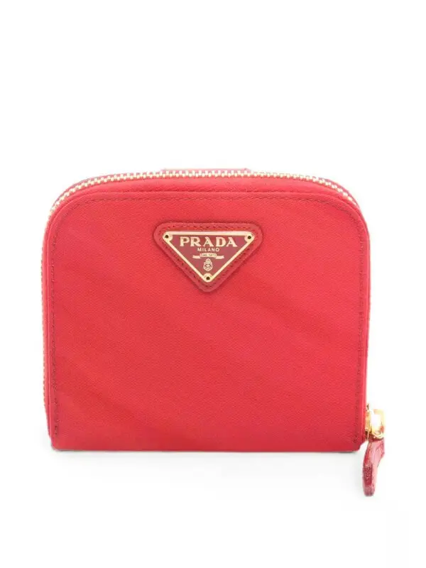 Prada 2010s Triangle-logo Wallet