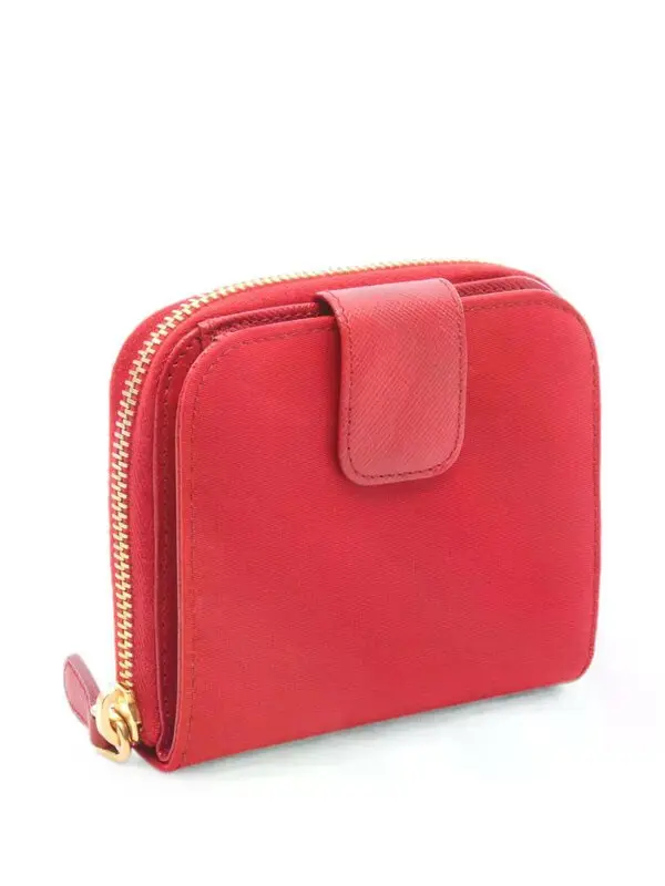 Prada 2010s Triangle-logo Wallet