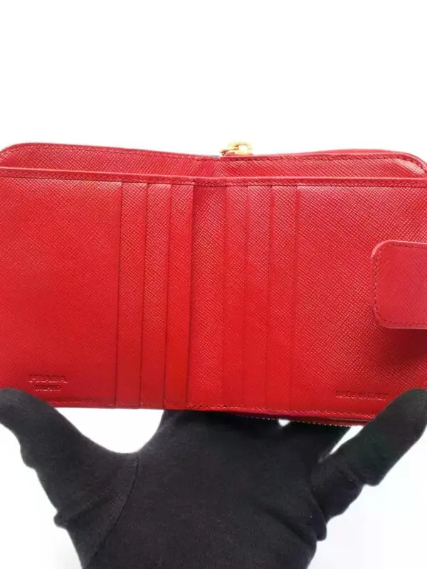 Prada 2010s Triangle-logo Wallet