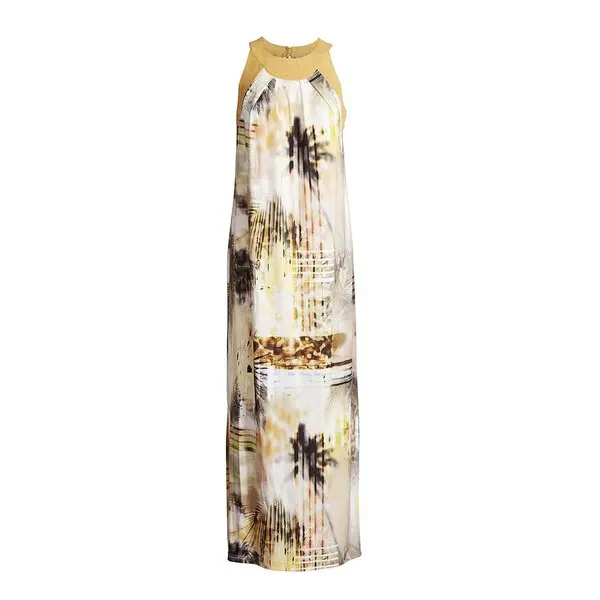 CONQUISTA Sleeveless Maxi Dress With Slits