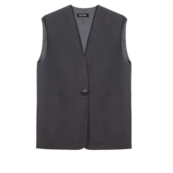 NOCTURNE Tailored V-neck Vest