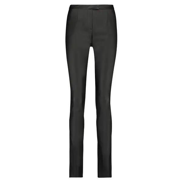 MONIQUE SINGH Faux Leather Fitted Pants