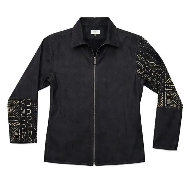 ZASTASTUDIO Blended Denim Zipper Jacket