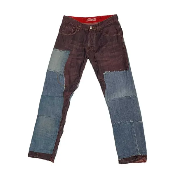 ZASTASTUDIO Deconstructed Patchwork Denim Jeans