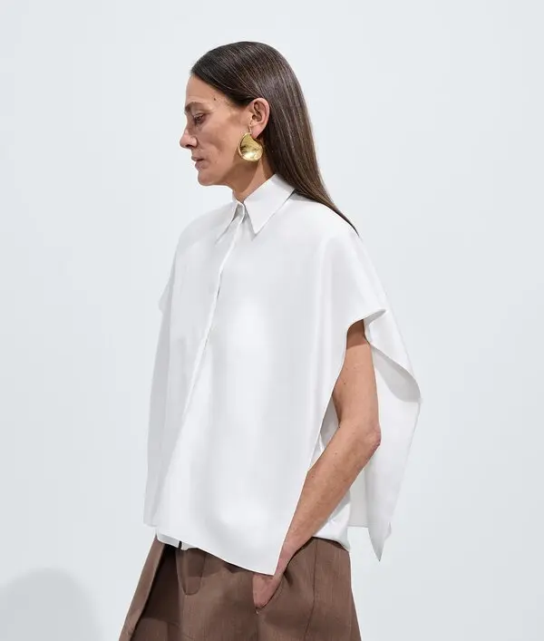 Bottega Veneta Silk Twill Shirt