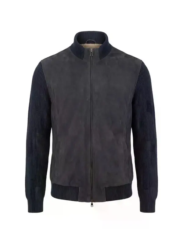 ARTE ANTWERP Suede Panelled Jacket