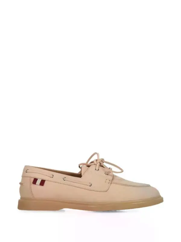 Bally Lace-up Leather Loafers