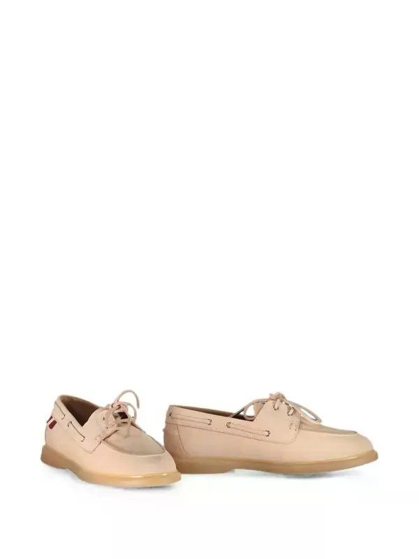 Bally Lace-up Leather Loafers