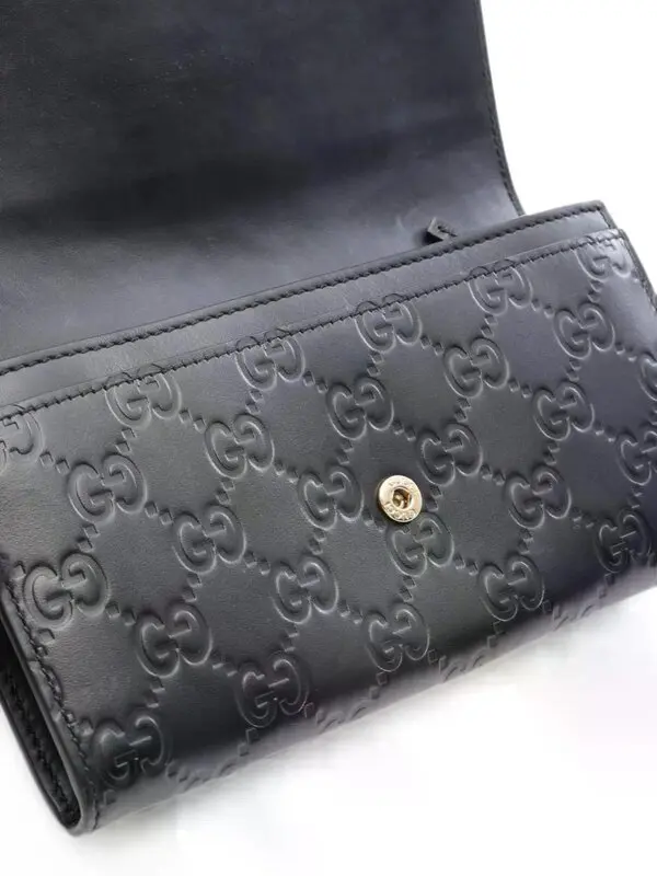 Gucci 2000s Guccissima Bow Continental Wallet