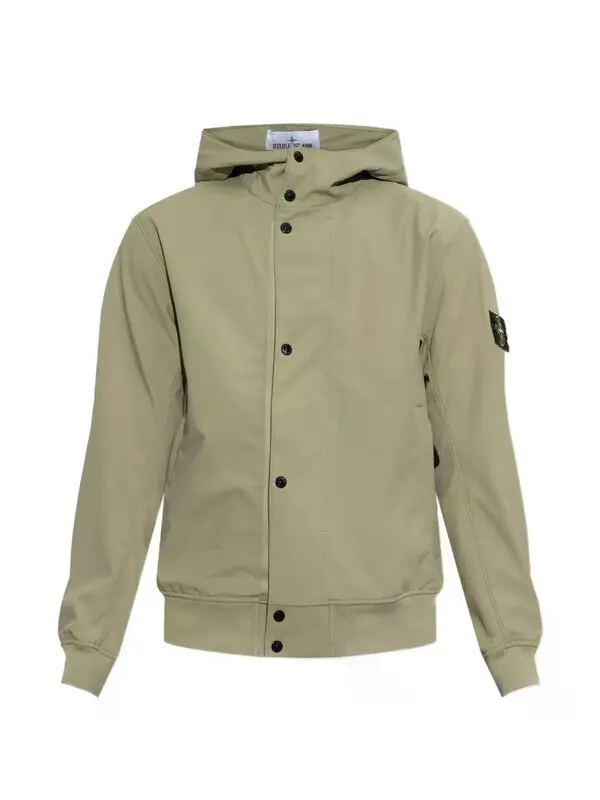 Stone Island Logo-patch Hooded Jacket