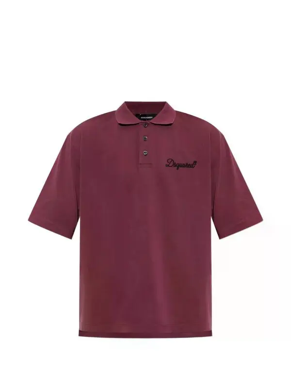 Dsquared2 Polo With Embroidered Logo