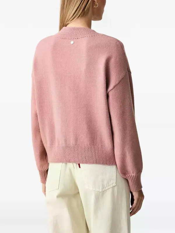 Joseph Ribkoff Ribbed Knit V-neck Cardigan