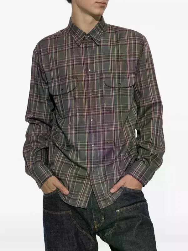Dsquared2 Check-pattern Flap-pocket Shirt