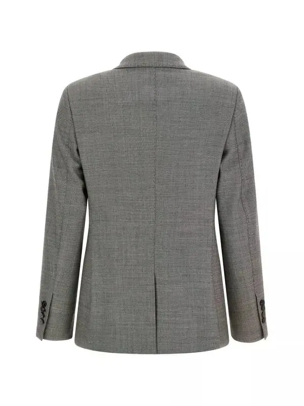 Alberto Biani Double-breasted Grisaille Blazer - Grey