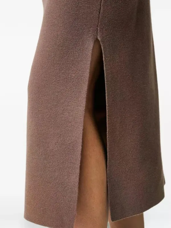 Joseph Ribkoff Side-slit Straight Midi Skirt