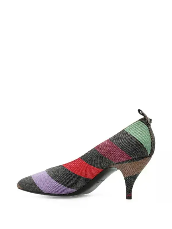 Versace Tina Striped Pumps