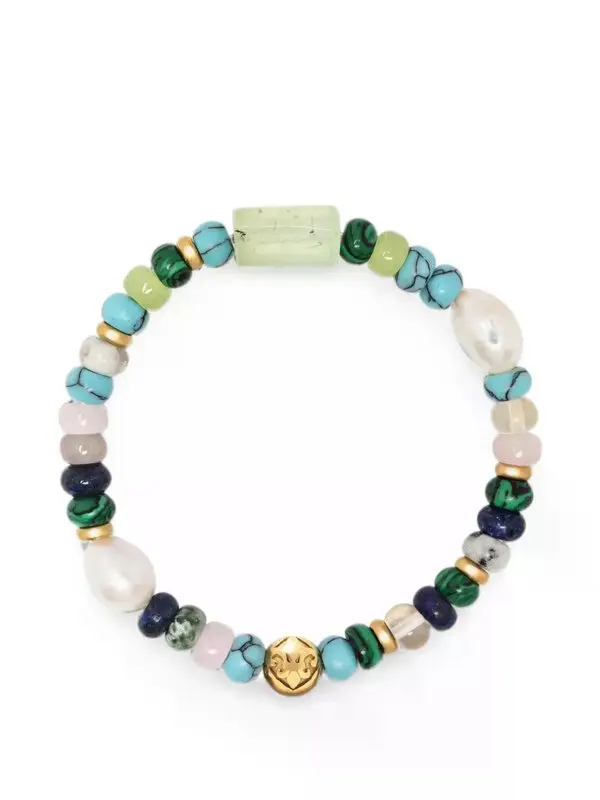 NIALAYA JEWELRY Beaded Pearl Bracelet With -tone Hardware