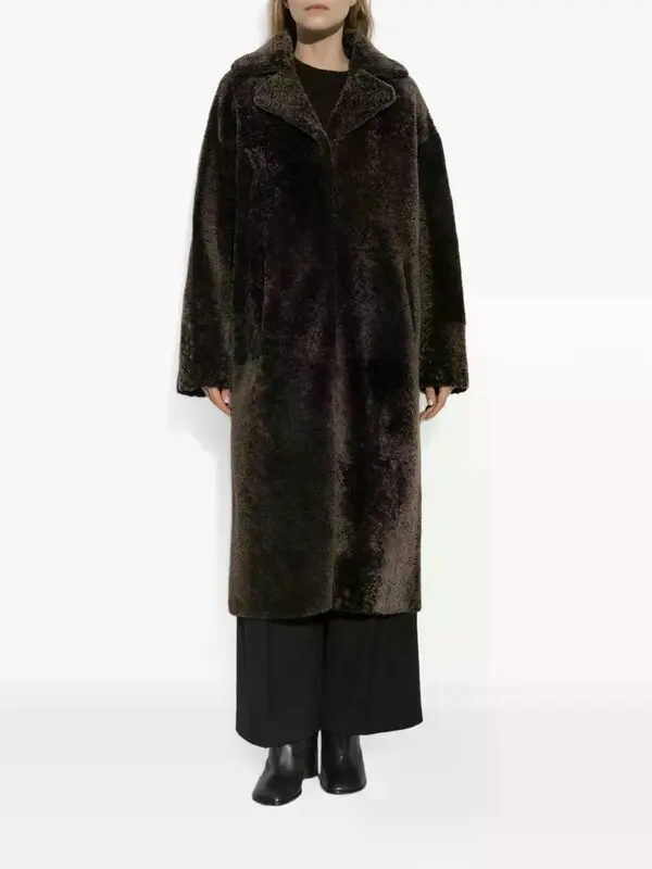 ARMA Ines Reversible Shearling Coat - Brown