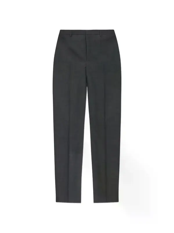 JIL SANDER Pleat-front Wool Trousers - Grey