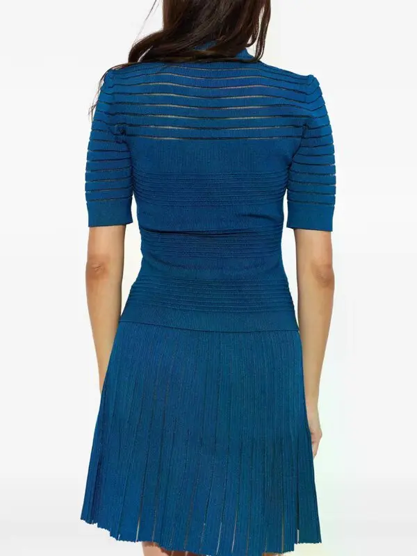 Balmain Sheer-panelled Lion-head Top