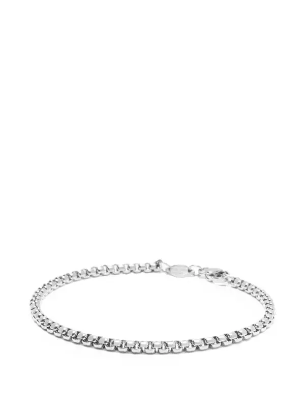 NIALAYA JEWELRY Mini Box Chain Bracelet - Silver