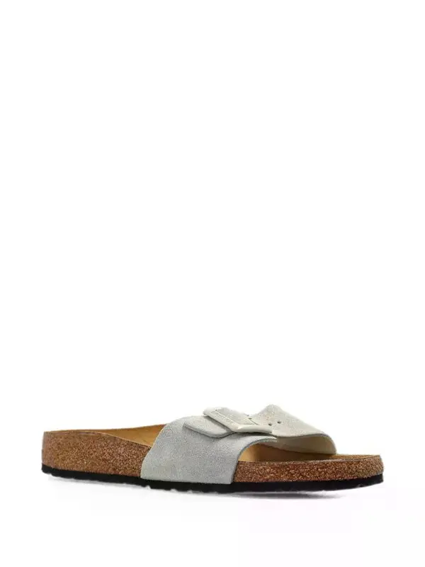 BIRKENSTOCK Madrid Buckle Suede Slides