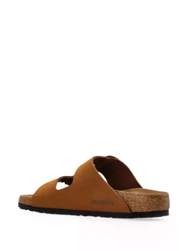 BIRKENSTOCK Arizona Big Buckle Slides - Brown