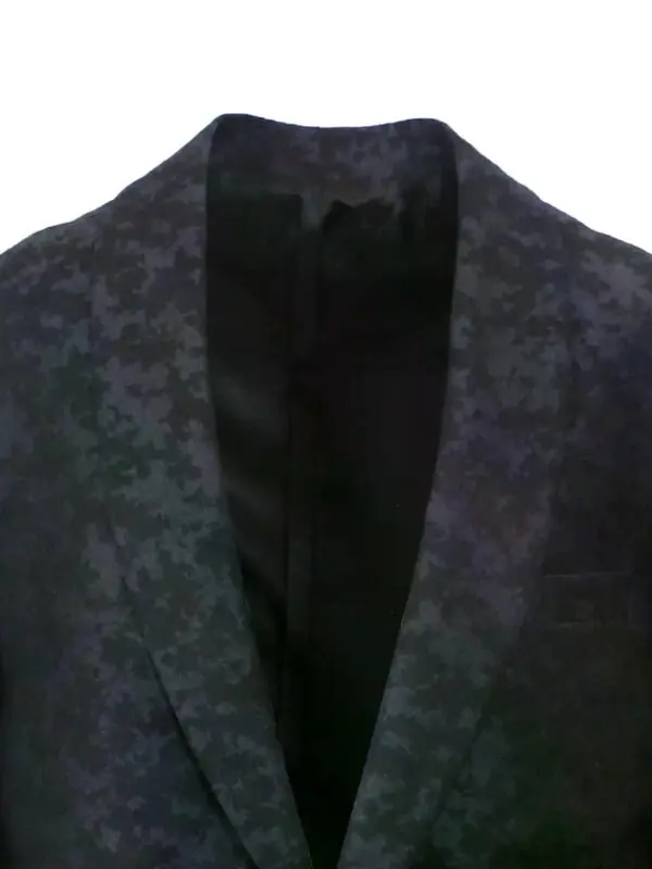 Versace Camo-jacquard Single-breasted Blazer