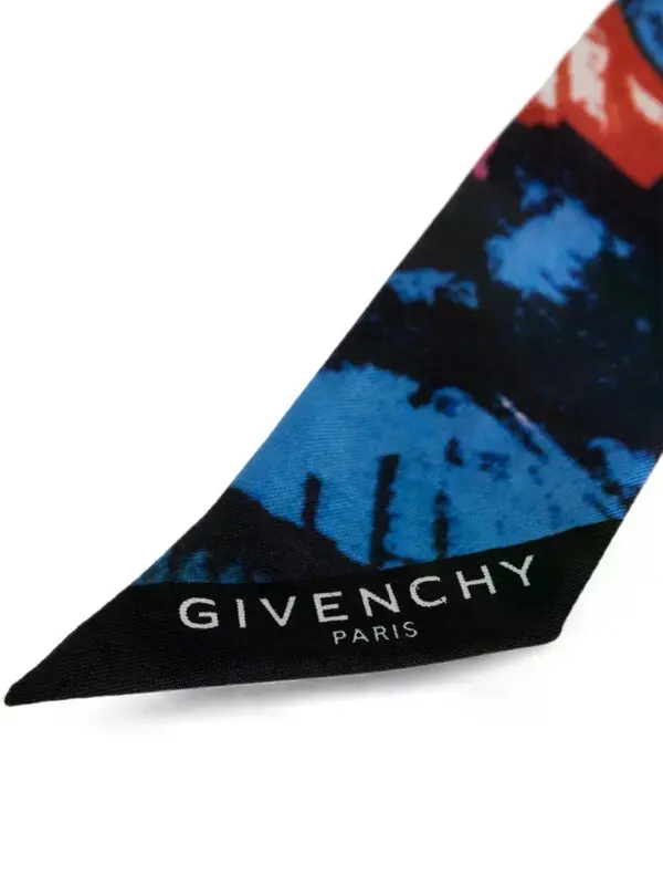 Givenchy Abstract-print Silk Scarf