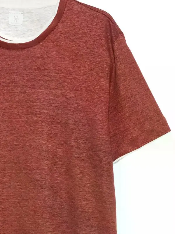 Eleventy Layered-effect T-shirt