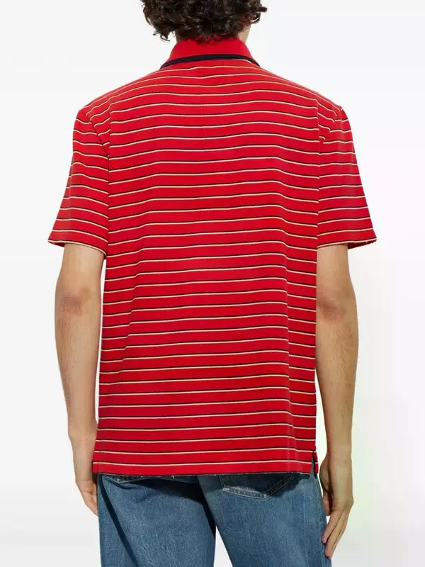 Alexander McQueen Striped Cotton Polo Shirt