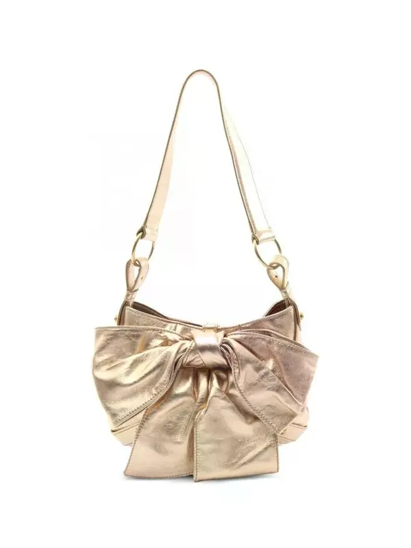 Saint Laurent 2000s Bow Shoulder Bag - Gold
