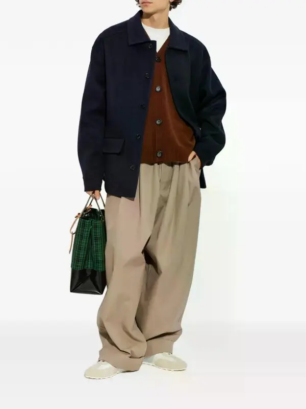 Marni Button-up Flap-pocket Coat