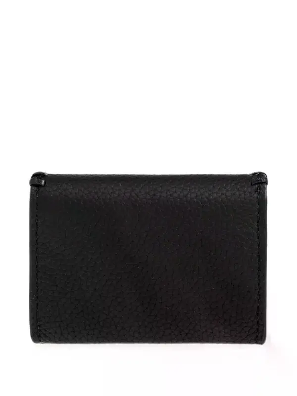 Michael Kors Whipstitch Logo-plaque Card Holder - Black